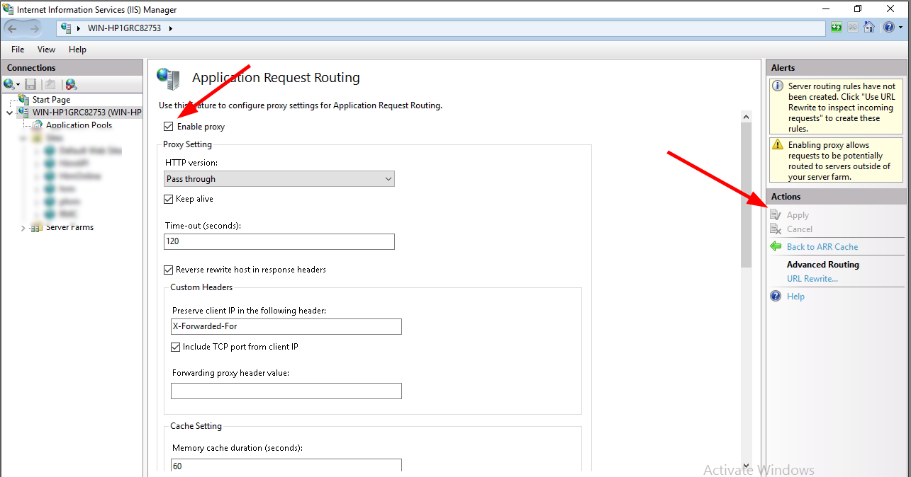 Reverse Proxy iis Windows Server - Himpro